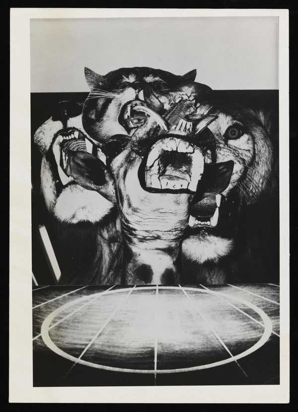 Black and white photograph of Ian Breakwell’s ‘Circus’ a photo ...