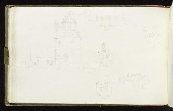 ‘Lowestoft Lighthouse‘, Joseph Mallord William Turner, c.1824 | Tate