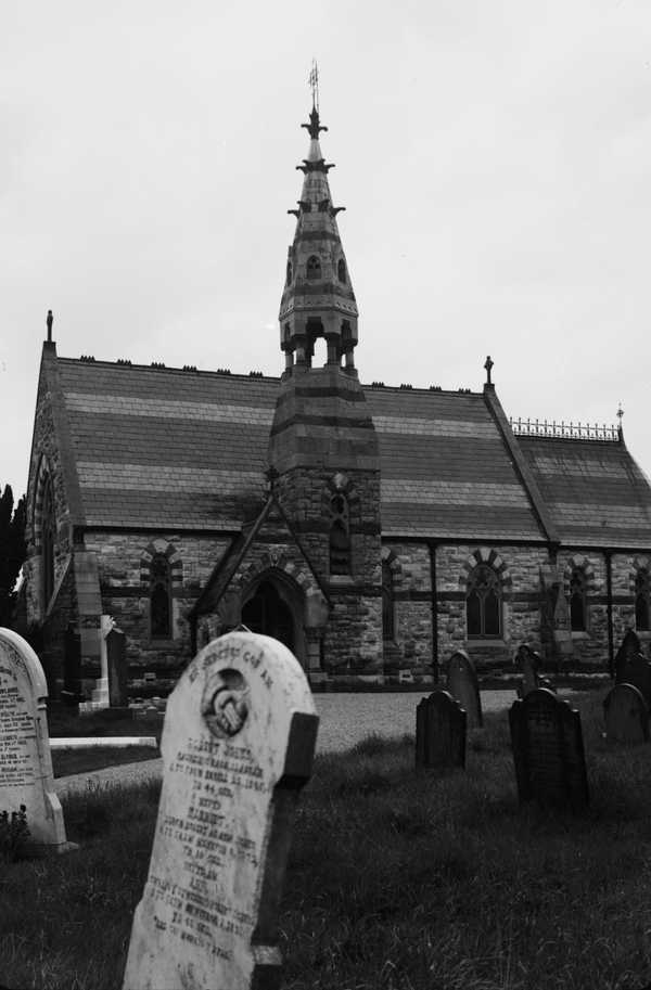 Photograph of St Peter’s Church in Llanbedr-Dyffryn-Clywd, Denbighshire ...