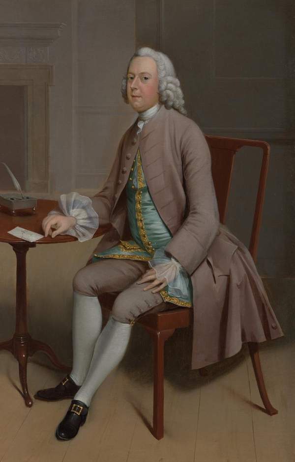 ‘Portrait of a Man‘, Arthur Devis, c.1750 | Tate