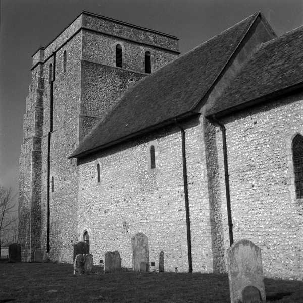 Photograph of St Mary’s Church in Brook, Kent‘, John Piper, [c.1930s ...