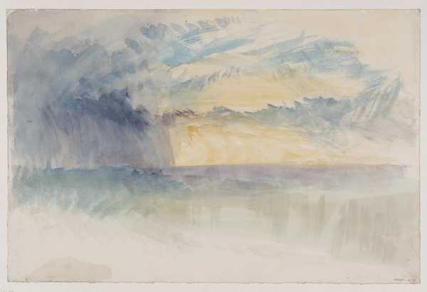 ‘Sea and Sky‘, Joseph Mallord William Turner, c.1843–5 | Tate