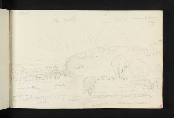 Isel Hall and the River Derwent‘, Joseph Mallord William Turner, 1809 ...