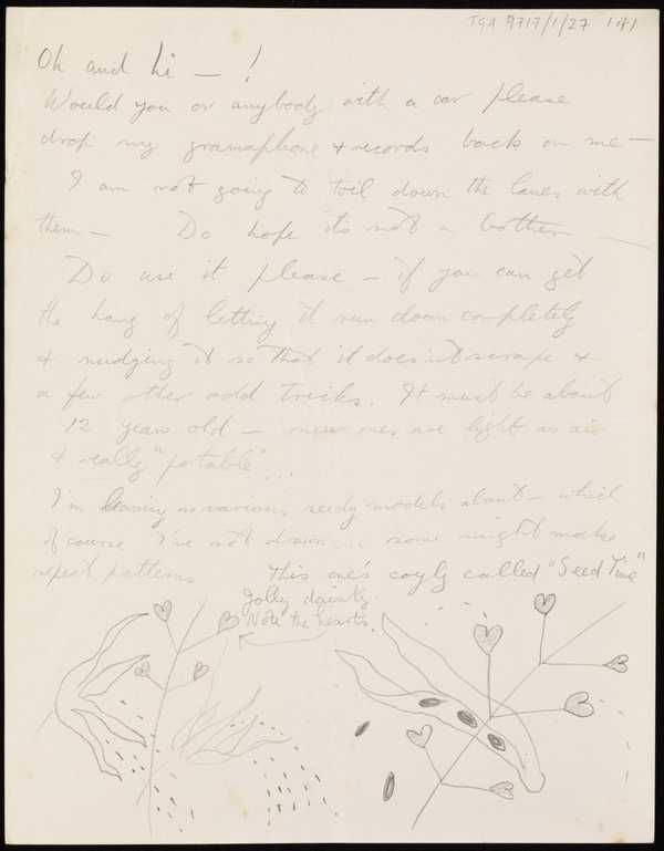Letter from John Banting to Humphrey Spender and Margaret Low‘, John ...