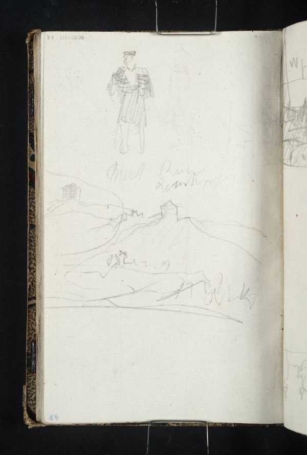 ‘The Rotenberg Württemberg Mausoleum; Standing Figure‘, Joseph Mallord ...