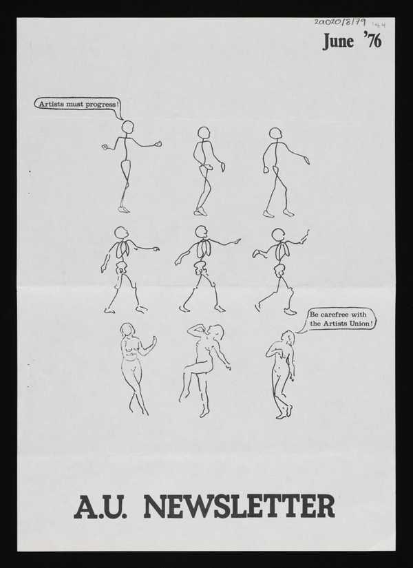 Artists’ Union Newsletter’‘, Conrad Atkinson, June 1976‘, Conrad ...