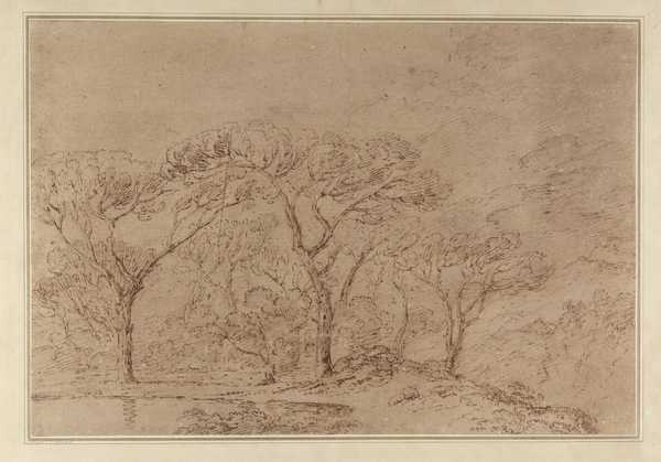 ‘A Shrine among Trees‘, Alexander Cozens | Tate