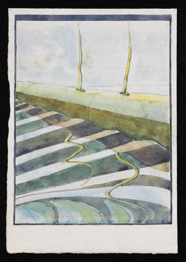 Watercolour painting‘, Ithell Colquhoun, [c.1927–30]‘, Ithell Colquhoun ...