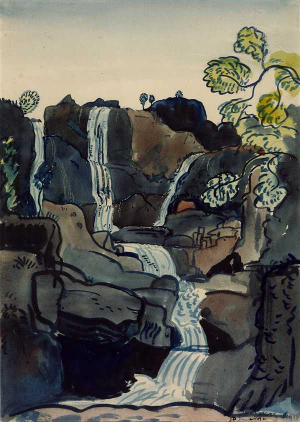 ‘Waterfall‘, James Dickson Innes, 1911 | Tate