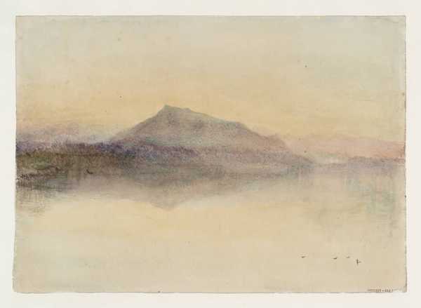 ‘The Blue Rigi: Sample Study‘, Joseph Mallord William Turner, c.1841–2 ...