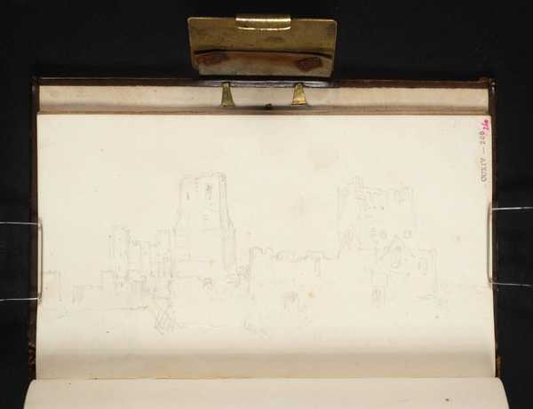 ‘The Keep of Dover Castle to the North-West, beyond the Roman ...