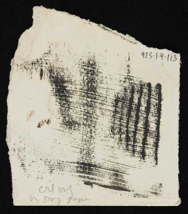 Printmaking experiment‘, Cecil Collins‘, Cecil Collins – Tate Archive ...