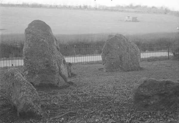 Photograph of The Ninestones stone circle, Winterbourne Abbas, Dorset ...