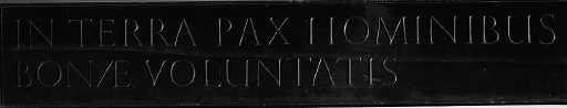 ‘Inscription ‘In Terra Pax’‘, Eric Gill, 1922 | Tate