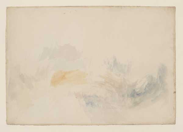 ‘A Storm (Shipwreck)‘, Joseph Mallord William Turner, c.1822–3 | Tate