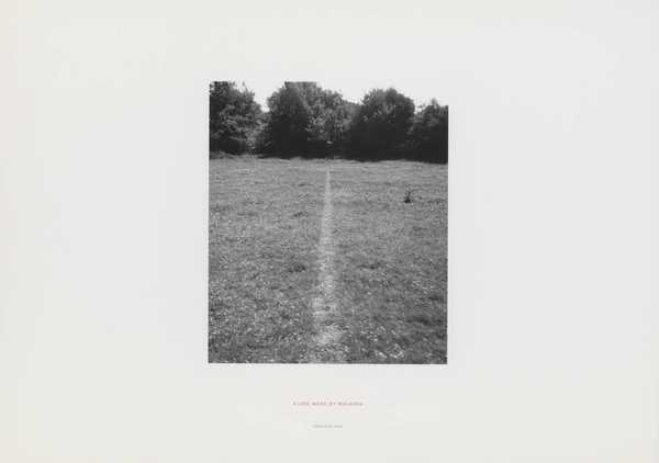 ‘A Line Made by Walking‘, Richard Long CBE, 1967 | Tate