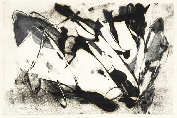 ‘Untitled‘, Karl-Otto Götz, 1953 | Tate