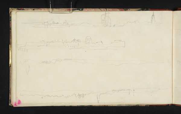 ‘Waterside Terrain‘, Joseph Mallord William Turner, c.1832 | Tate