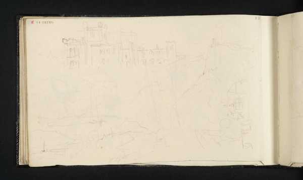 ‘Sketches of Kinfauns Castle and Kinnoull Tower near Perth‘, Joseph ...