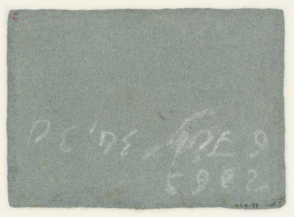 ‘Notes in White Chalk‘, Joseph Mallord William Turner, c.1833 | Tate