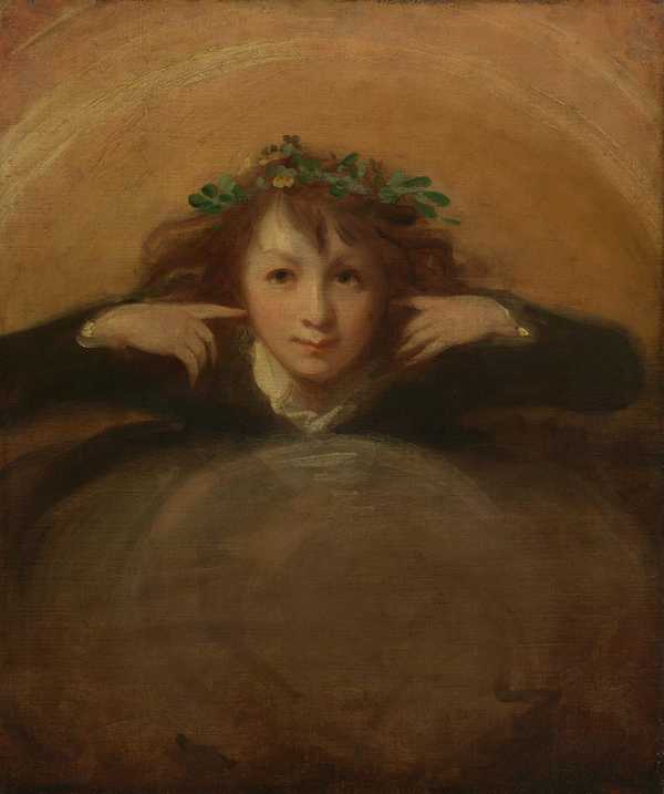 ‘Tom Hayley as Robin Goodfellow‘, George Romney, 1789–92 | Tate
