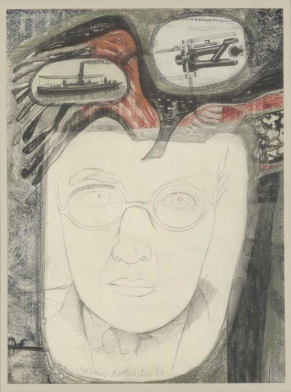 Self-Portrait’ by Michael Rothenstein‘, Michael Rothenstein, 1950 ...
