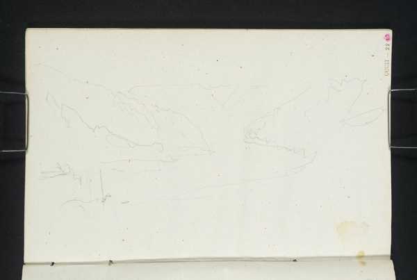 ‘River Scenery: Hills and a Bend‘, Joseph Mallord William Turner, 1844 ...