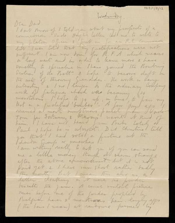 Illustrated letter from John Nash to William Harry Nash‘, John Nash ...