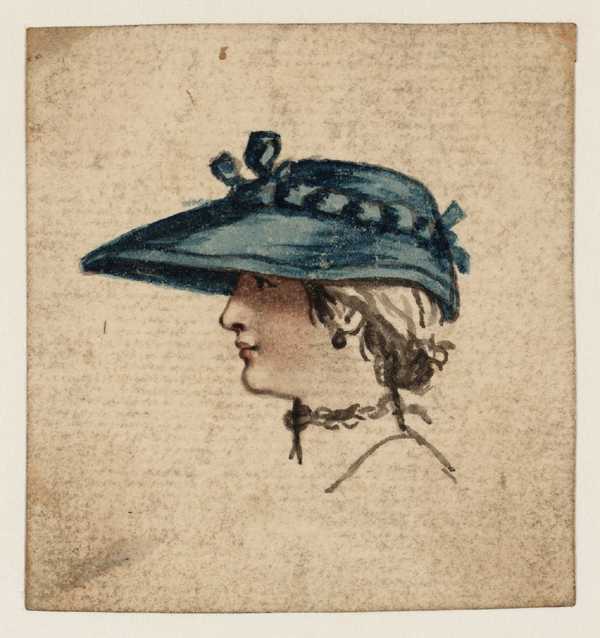 ‘Head of a Young Woman in a Blue Hat‘, Susanna Duncombe (née Susanna ...