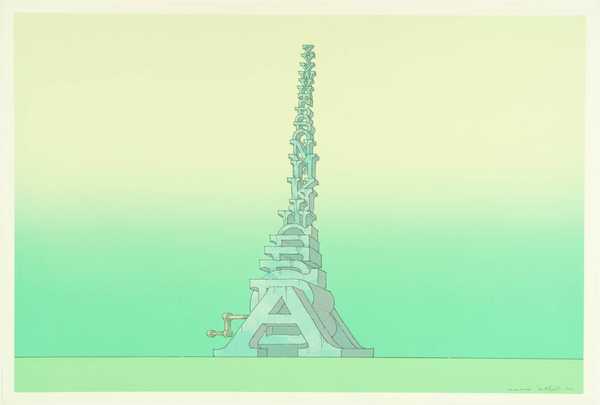‘Alphabet Spire II‘, William Crutchfield, 1972 | Tate