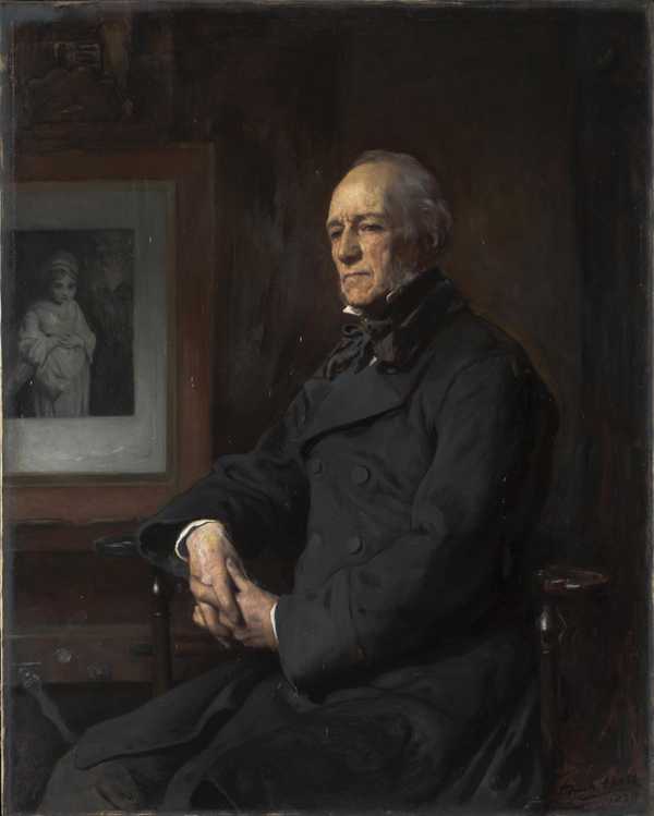 ‘Samuel Cousins, R.A.‘, Frank Holl, 1879 | Tate