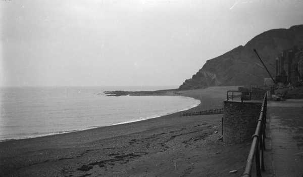 Black and white negative, beach at Aberystwyth, Wales‘, Paul Nash, 1939 ...