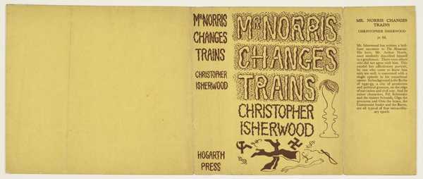 Printed book jacket for ‘Mr Norris Changes Trains’ by Christopher ...