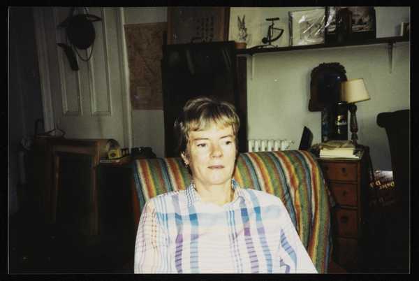 Photograph of Elizabeth Tollinton, sitting in Marie-Louise’s studio ...