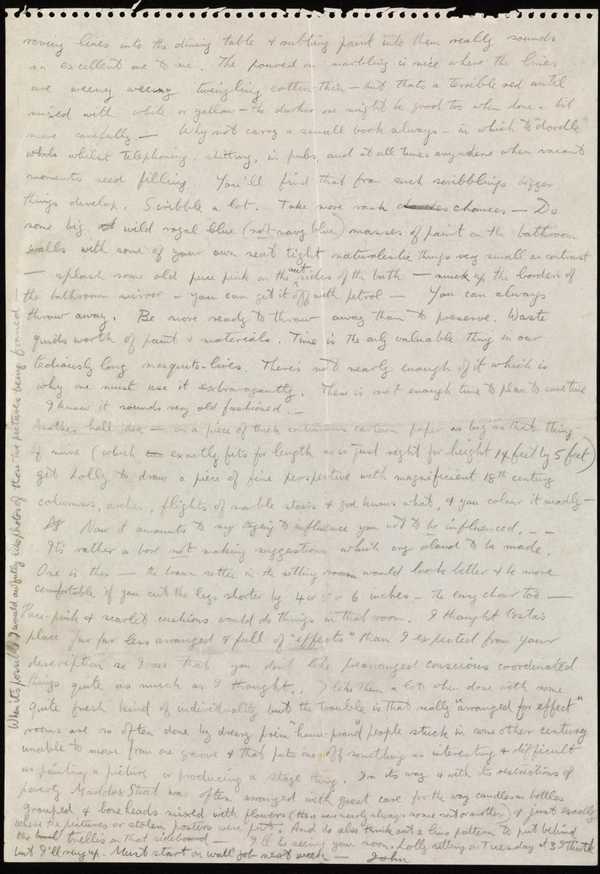 Letter from John Banting to Humphrey Spender‘, John Banting, recipient ...