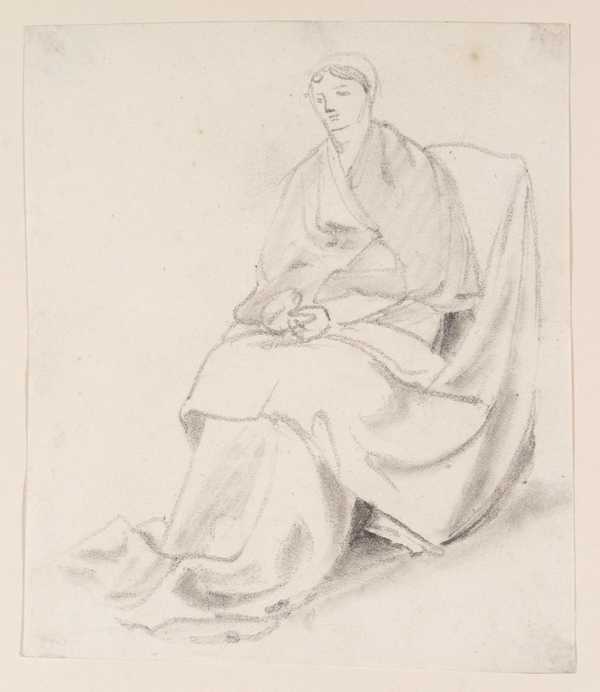 ‘A Woman, Seated‘, John Varley | Tate