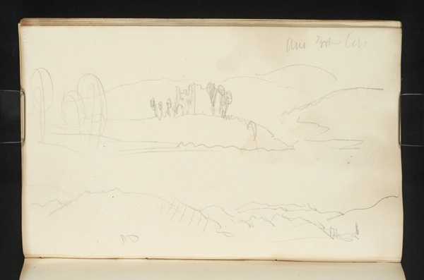 ‘Horsburgh Castle, near Peebles‘, Joseph Mallord William Turner, 1834 ...