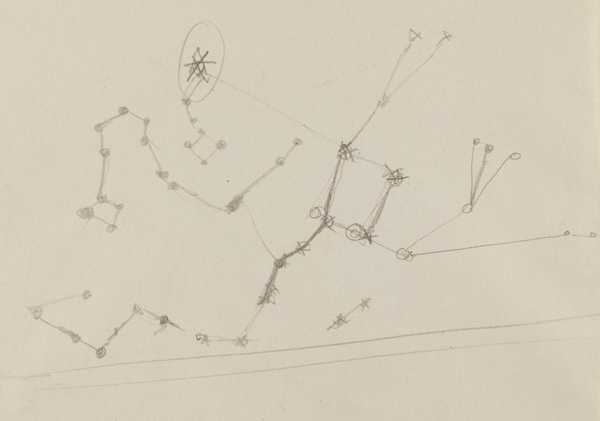 Study of a star constellation‘, David Jones, [c.1960–2]‘, David Jones ...