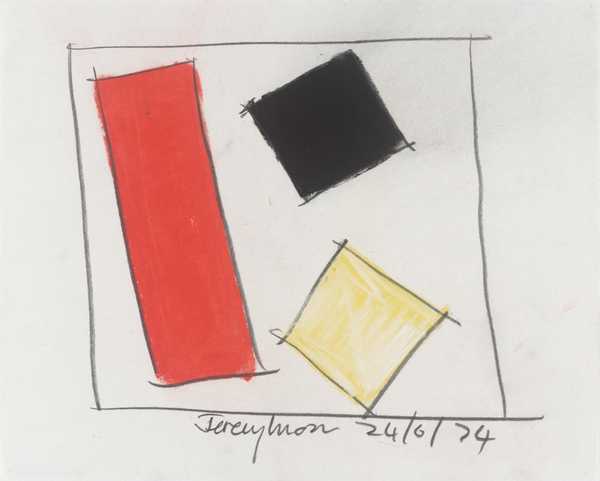 ‘Drawing [24/6/74]‘, Jeremy Moon, 1973 | Tate