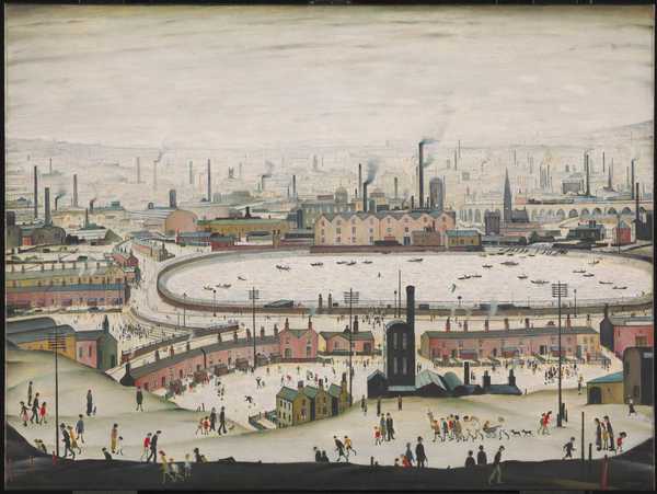 ‘The Pond‘, L.S. Lowry, 1950 | Tate