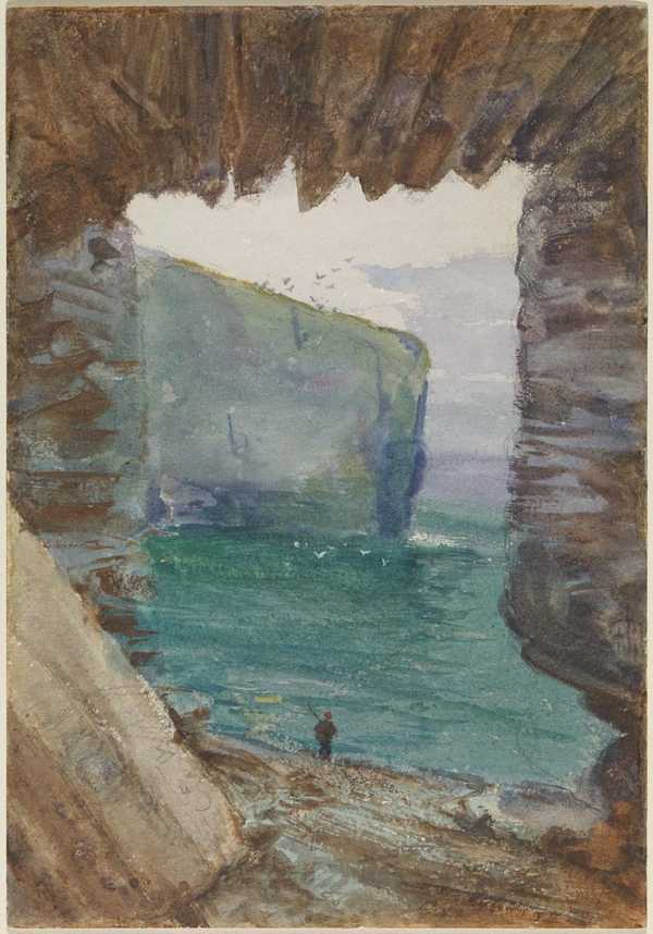 ‘Tintagel‘, John William Inchbold, 1862 | Tate