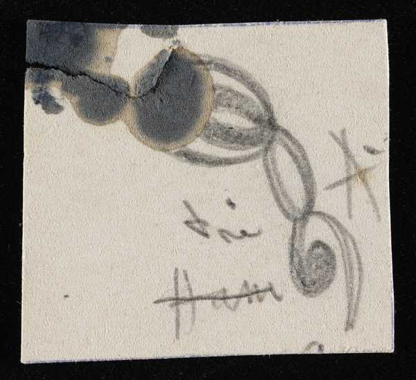 Small doodle on scrap paper‘, Ithell Colquhoun, [c.1971]‘, Ithell ...