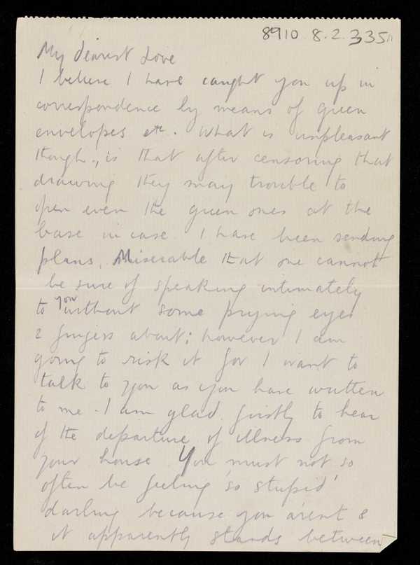 Letter from John Nash to Christine Nash‘, John Nash, recipient ...