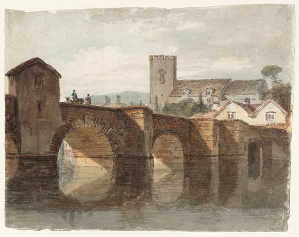 ‘Aylesford Bridge and Church, Kent‘, Joseph Mallord William Turner ...