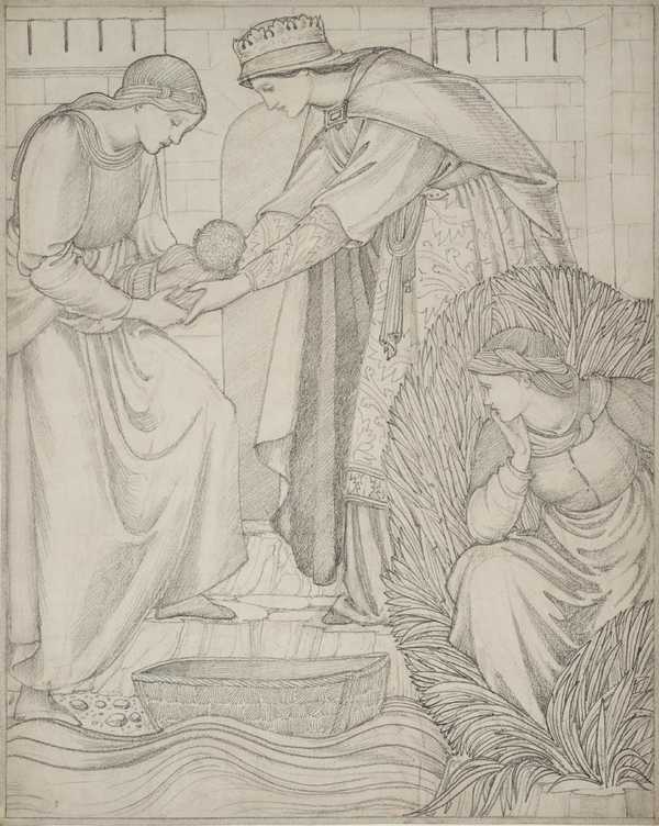 ‘The Finding of Moses‘, Sir Edward Coley Burne-Jones, Bt, 1879 | Tate