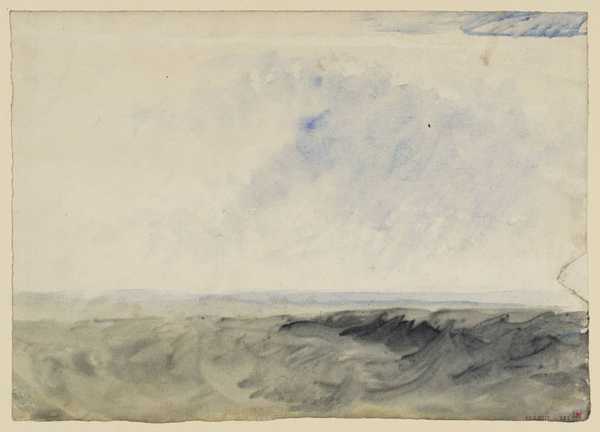 ‘Sea and Sky‘, Joseph Mallord William Turner, c.1820–30 | Tate