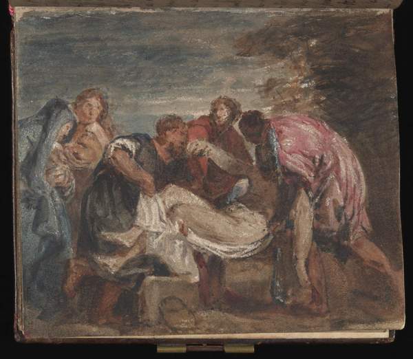 ‘The Entombment of the Dead Christ, after Titian‘, Joseph Mallord ...