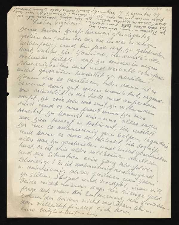 Letter from Mathilde and Max Beckmann‘, Max Beckmann, recipient: Marie ...