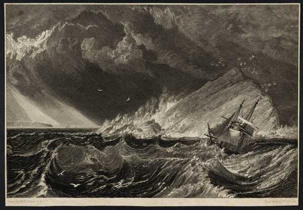 ‘The Mew Stone at the Entrance of Plymouth Sound, Devonshire, engraved ...