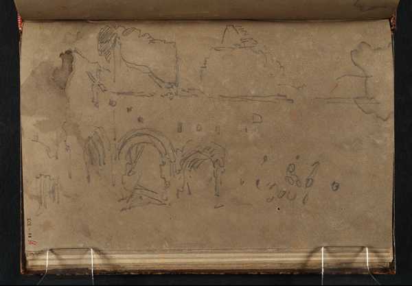 ‘Ruins of Robertsbridge Abbey‘, Joseph Mallord William Turner, c.1806 ...